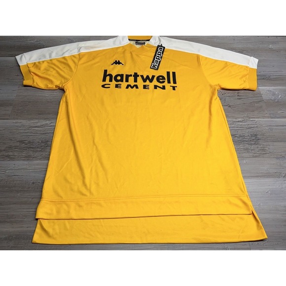 Kappa | Shirts | Vintage Kappa Xl Yellow Soccer Jersey Hartwell Cement ...